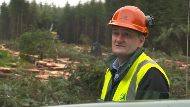 Laser drones protect Scottish forests - BBC News
