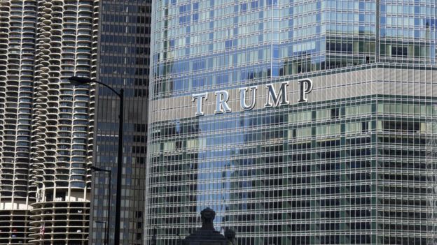 Illinois sues Trump Tower over Chicago River water use - BBC News