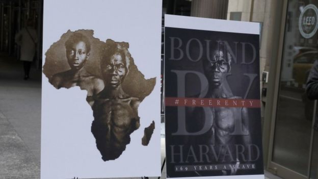 Harvard sued by 'descendant of slave for profiting from photos' - BBC News