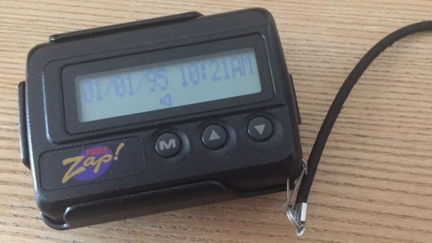 My pager: The 'in thing' in the 90s - BBC News