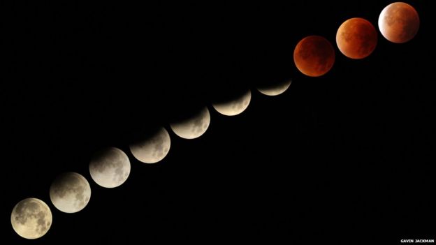 Supermoon eclipse 2015 - BBC Weather