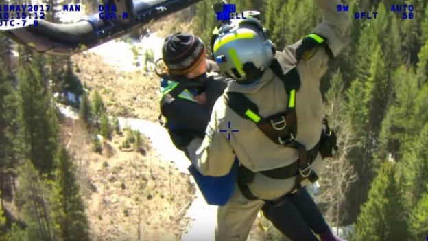Missing US hiker in Montana found safe after six days - BBC News