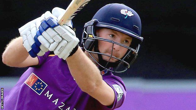 One-Day Cup: Adam Lyth ton helps Yorkshire beat Northamptonshire - BBC ...
