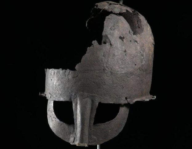 Yarm Viking helmet 'first' to be unearthed in Britain - BBC News