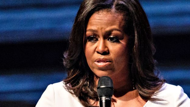 Michelle Obama: Being kind to myself is a challenge - BBC News