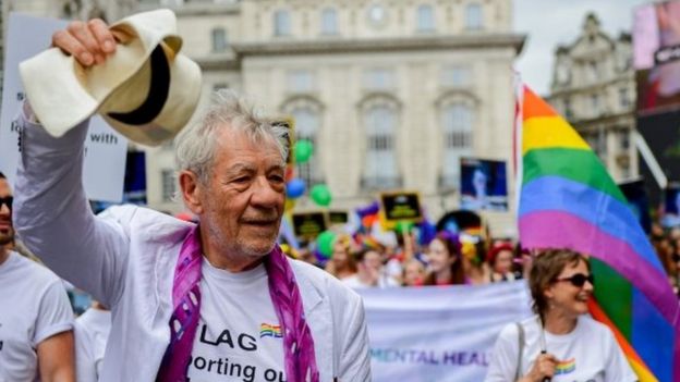 Pride in London marks 50 years of protest - BBC News