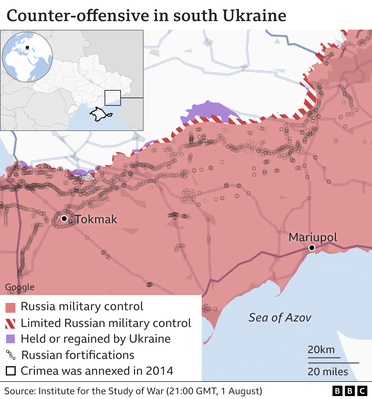 Ukraine Counter Offensive Against Russia Yields Only Small Gains In