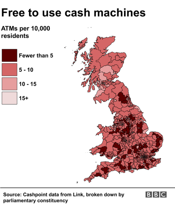 Banks closures: 13 million people have lost half of local branches ...