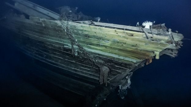 Endurance: 'Finest wooden shipwreck I've ever seen' - BBC News