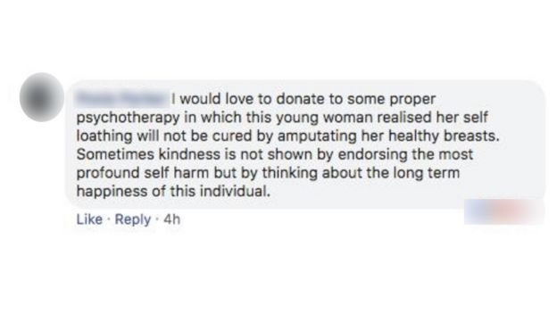 Transgender man's mastectomy surgery dubbed 'mutilation' - BBC News