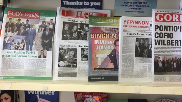Why are Welsh language community newspapers thriving? - BBC News