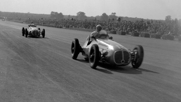 Silverstone celebrates 70 years since first Grand Prix - BBC News