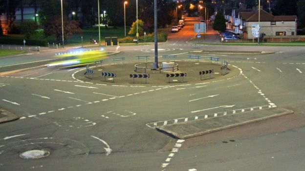 Truro's hedgehog roundabout named best in UK - BBC News