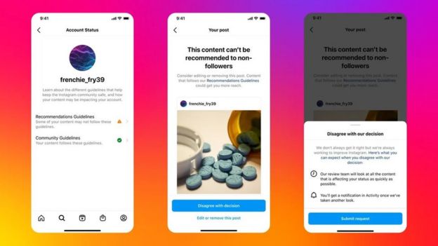 How to check if your Instagram posts are being hidden - BBC News