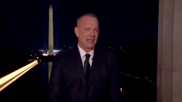 Tom Hanks hosts star-studded concert for Joe Biden's inauguration - BBC ...