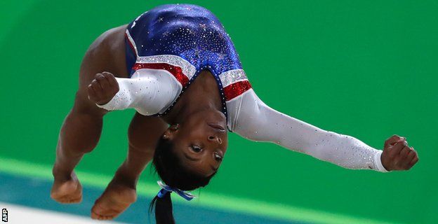 Rio Olympics 2016: Simone Biles dominates to win all-around gold - BBC ...