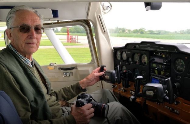 Mike Page: Fifty years of taking photos from the sky - BBC News