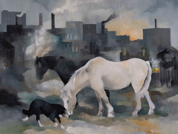 Eric Tucker: Exhibition fulfils 'unseen' artist's final wish - BBC News