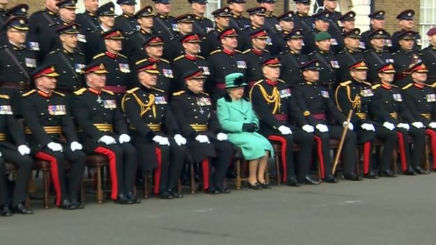 Queen celebrates Corps of Royal Engineers' 300th anniversary - BBC News