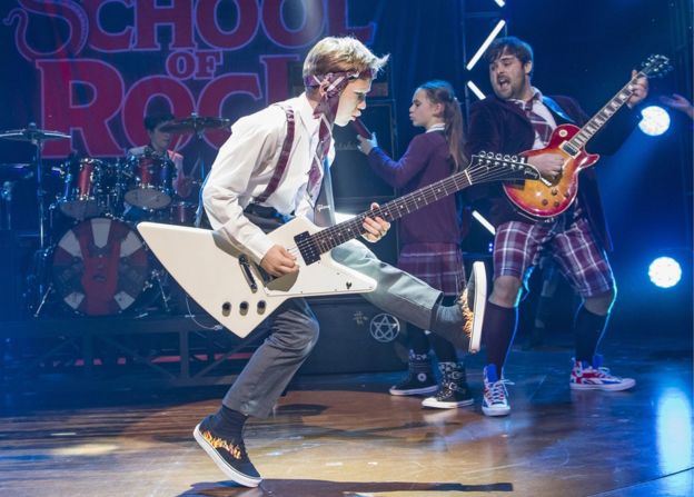 School of Rock: Andrew Lloyd Webber praises talented young cast - BBC News
