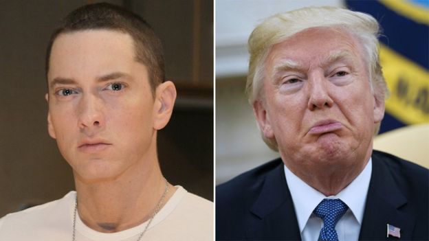 Eminem's takedown of Donald Trump: The most explosive lines - BBC News