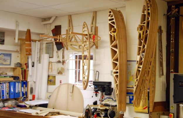 In Pictures: Inside a modern biplane factory - BBC News