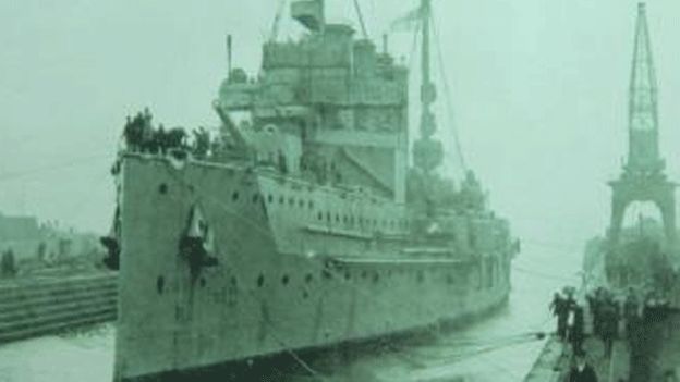 HMS Natal World War One disaster remembered - BBC News