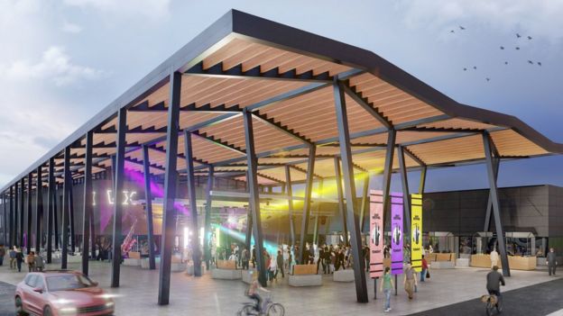 Wakefield former market hall to become new venue - BBC News