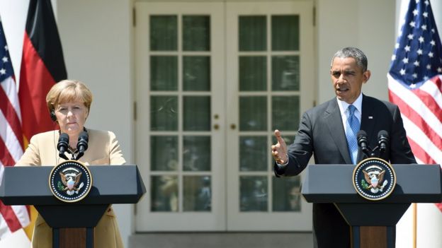 In pictures: Obama-Merkel relationship - BBC News