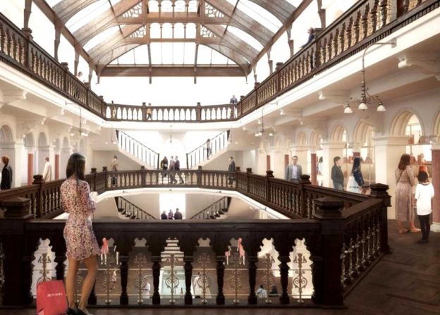 Jenners building restoration in Edinburgh to take four years - BBC News