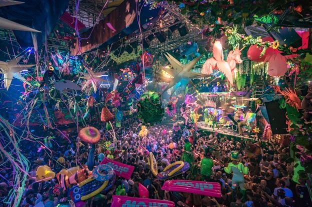 Elrow: Creating the 'most colourful party in the world' - BBC News