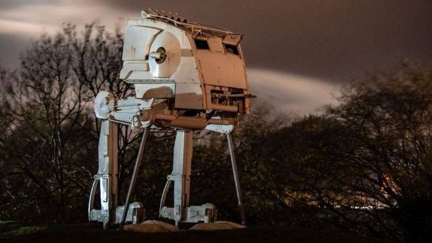 Life-size Star Wars walker in Ashburton saved - BBC News