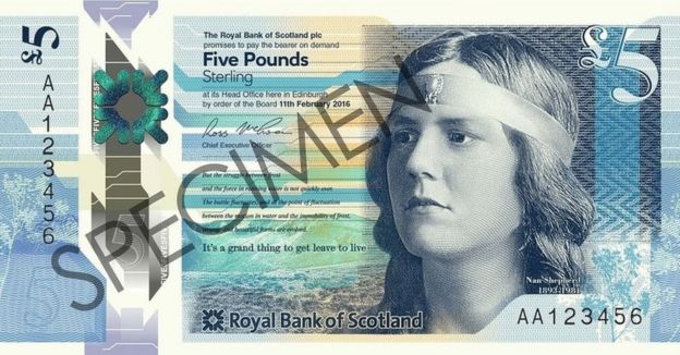 New Bank of Scotland plastic £5 note enters circulation - BBC News