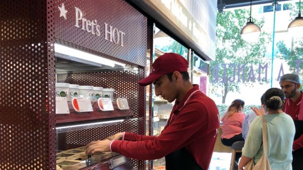 UK sandwich chain Pret A Manger launches in India - BBC News