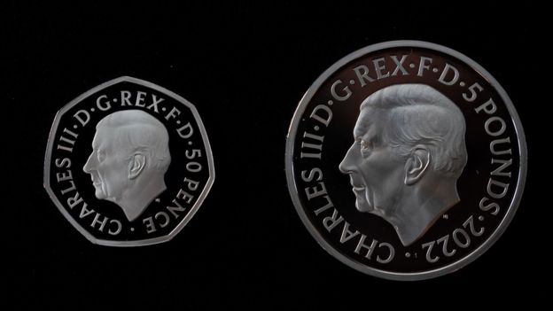 First King Charles 50p coins enter circulation - BBC News