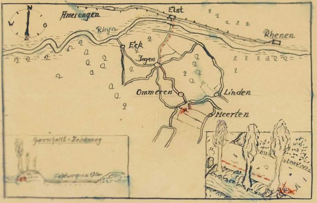 El mapa de la II Guerra Mundial que desató la búsqueda frenética de un ...