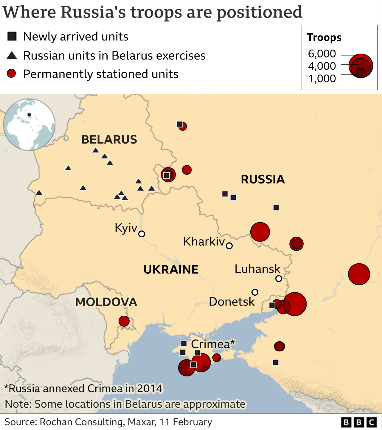 Ukraine tensions: A dozen nations tell citizens to leave Ukraine - BBC News