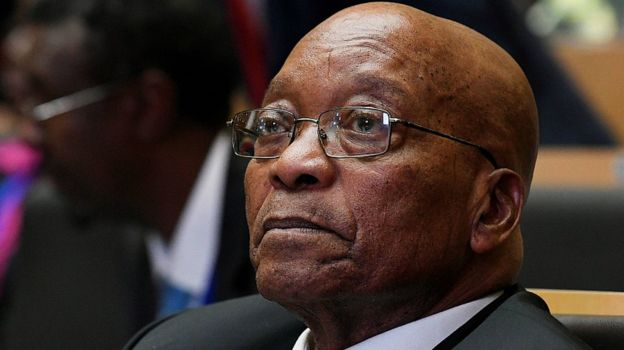 South Africa ex-President Jacob Zuma charged with corruption - BBC News