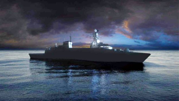 Construction work starts on new Type 31 warships - BBC News