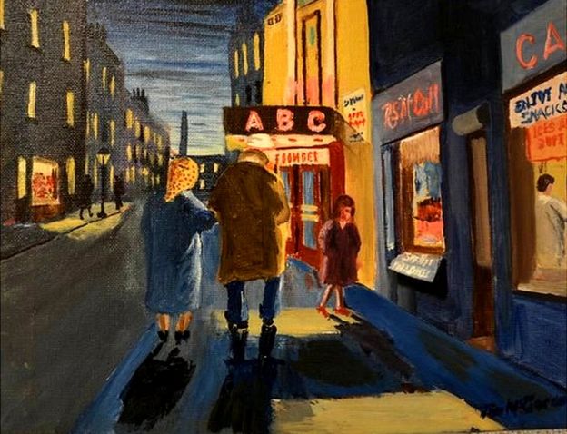Glasgow artist wants world to see his work before he dies - BBC News