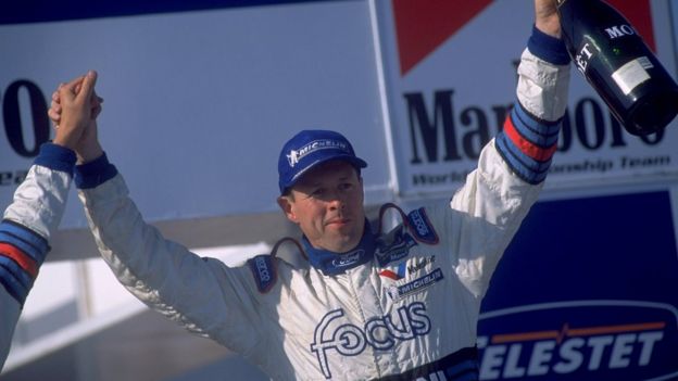 Colin McRae: Three generations of family in track tribute - BBC News