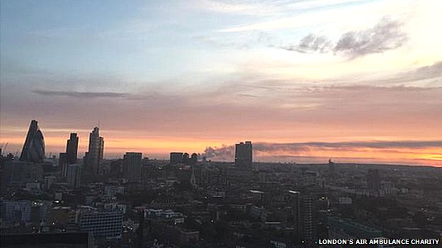 Perivale fire tackled by 120 firefighters - BBC News