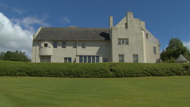 Mackintosh's Hill House reopens inside a box - BBC News