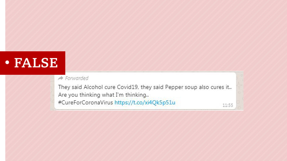 Coronavirus: Fake news wey don spread about Covid-19 for Africa - BBC ...