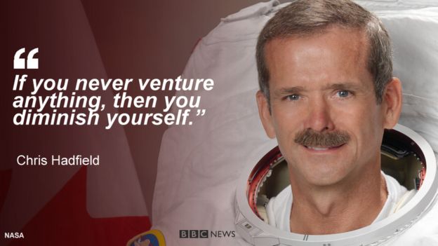 Astronaut Chris Hadfield's lessons from space - BBC News