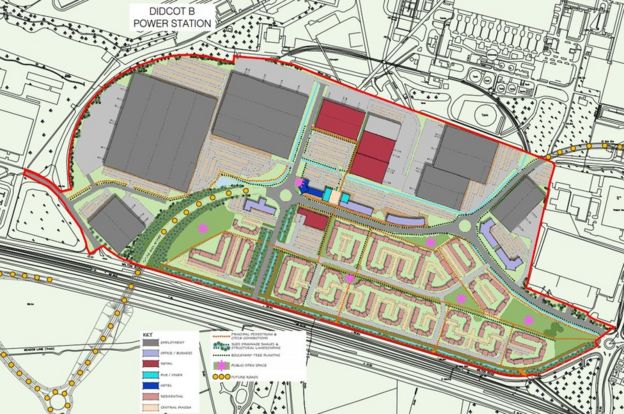 Didcot A Power Station site housing plan approved - BBC News