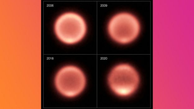 Neptune: Planet has got colder by eight degrees Celsius - BBC Newsround