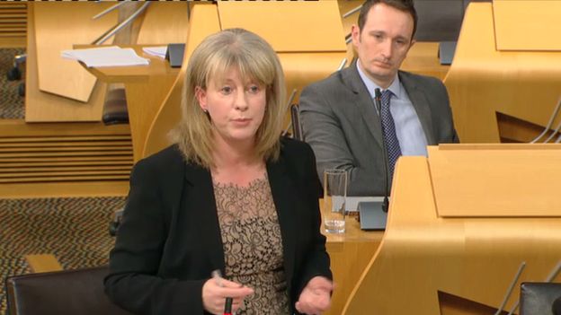 Shona Robison defends trauma centres delay in parliament - BBC News