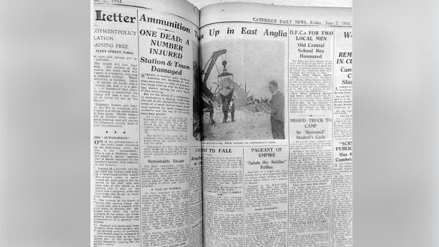 Soham bells toll to mark World War Two rail disaster - BBC News