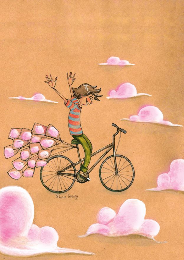 Diala Brisly: Paintings of hope for Syria's children - BBC News